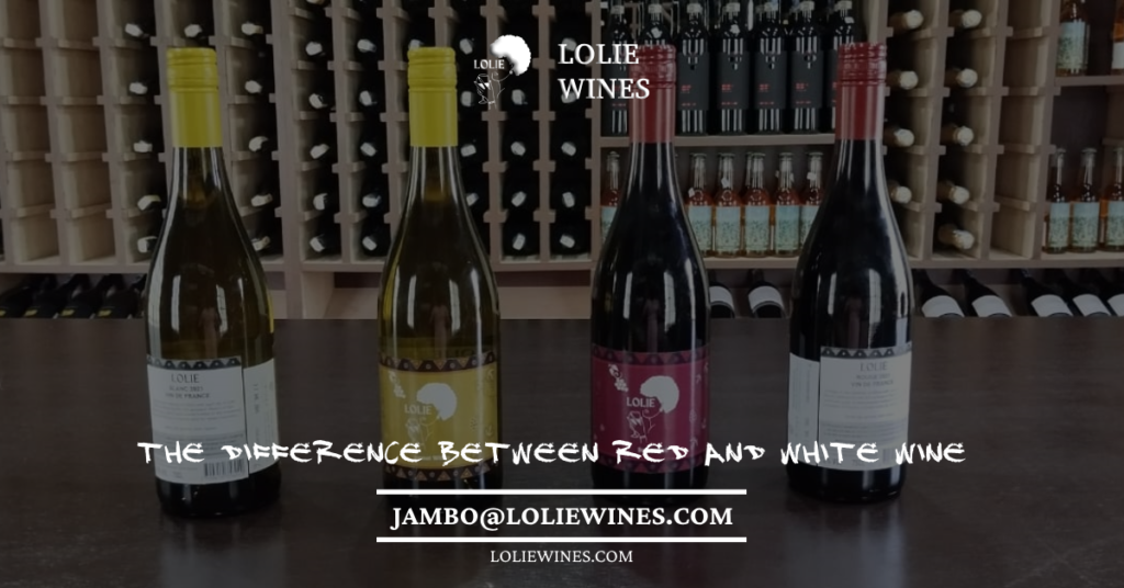 The Difference Between Red and White Wine - Lolie Wines